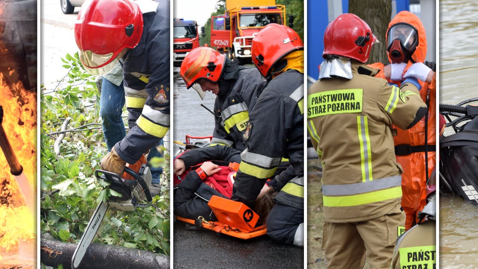 Święta pod presją: Pracowite dni podkarpackich strażaków